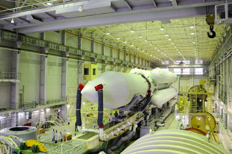 Russia’s new heavy-lifter rolled to launch pad – Spaceflight Now