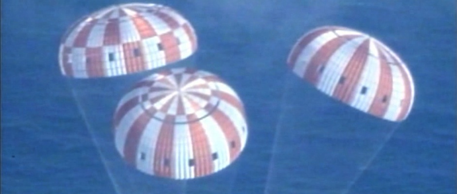 Parachute With Orion Eft 1 Nasa