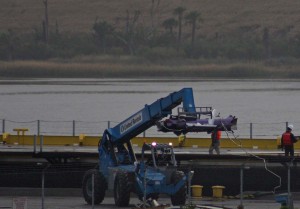 Photos: SpaceX’s rocket landing platform back in port – Spaceflight Now