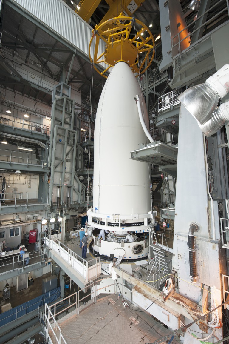 Photos: Navy satellite readied for Atlas 5 launch – Spaceflight Now