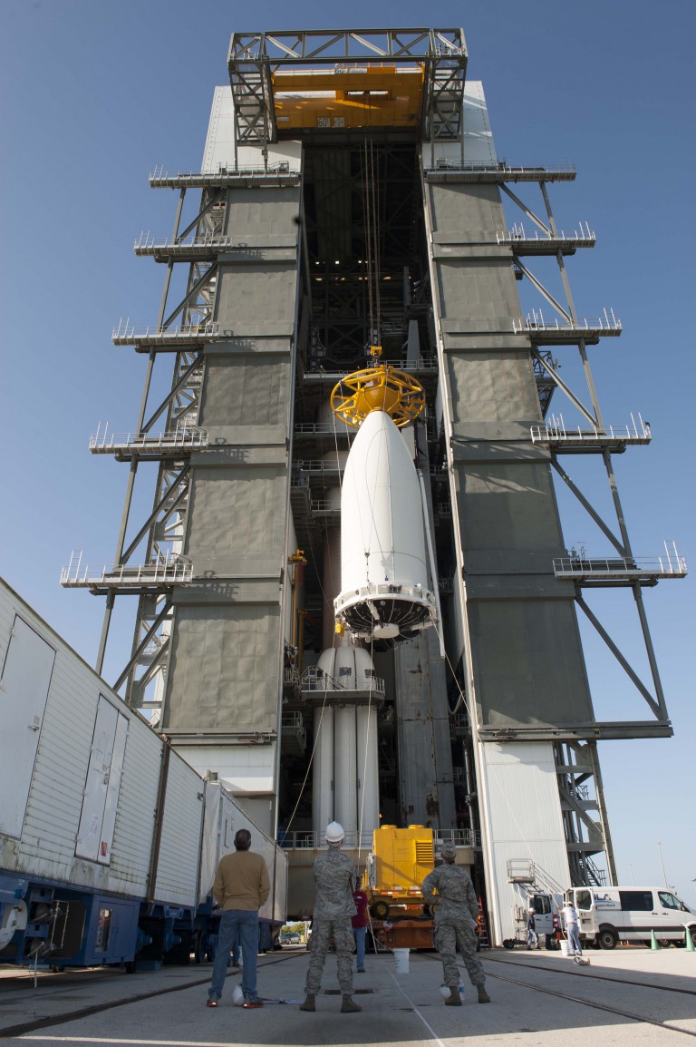 Navy satellite to be hoisted atop rocket for Jan. 20 launch ...