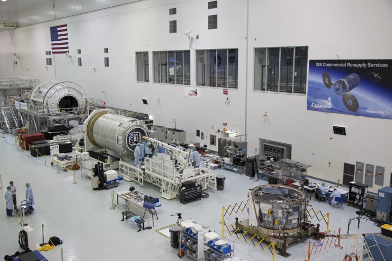 Photos: Cygnus packed up and fueled for trip to the space station ...