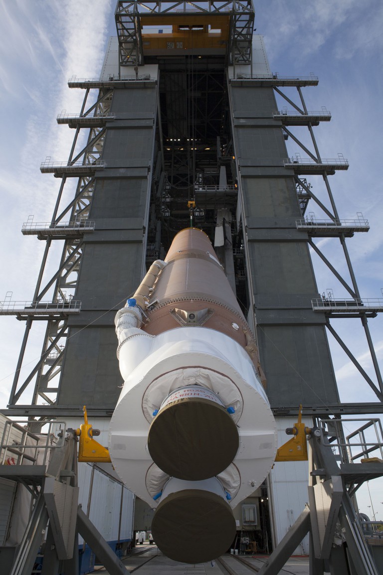 Photos: Atlas 5 rocket assembled for space station resupply launch ...