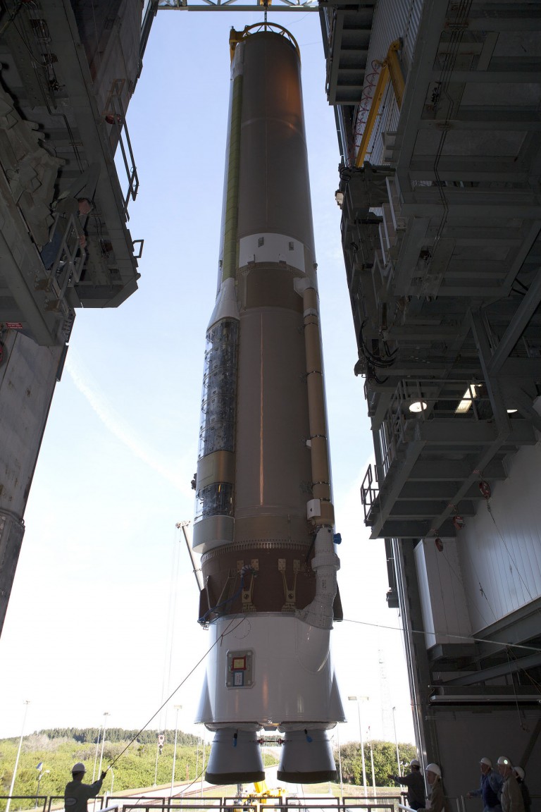 Photos: Atlas 5 rocket assembled for space station resupply launch ...