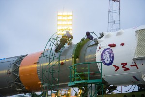 Soyuz crew transport arrives at launch pad – Spaceflight Now
