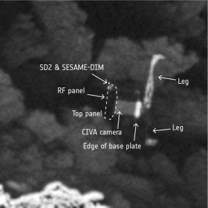 Lost Philae lander found on comet – Spaceflight Now