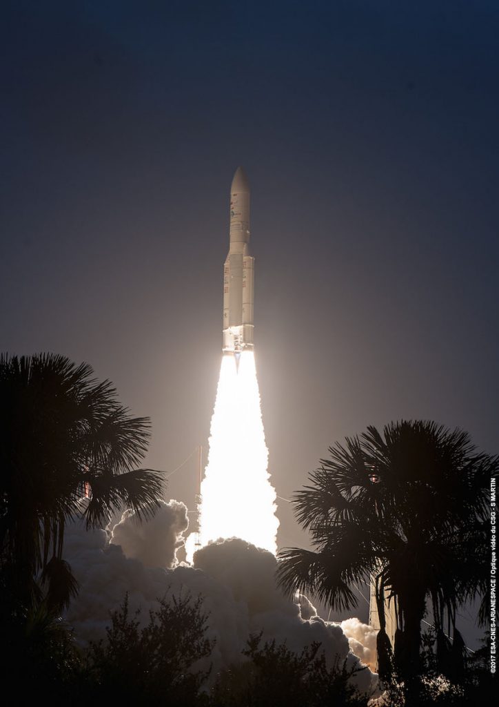 Photos: On-time launch for first Ariane 5 flight of the year ...