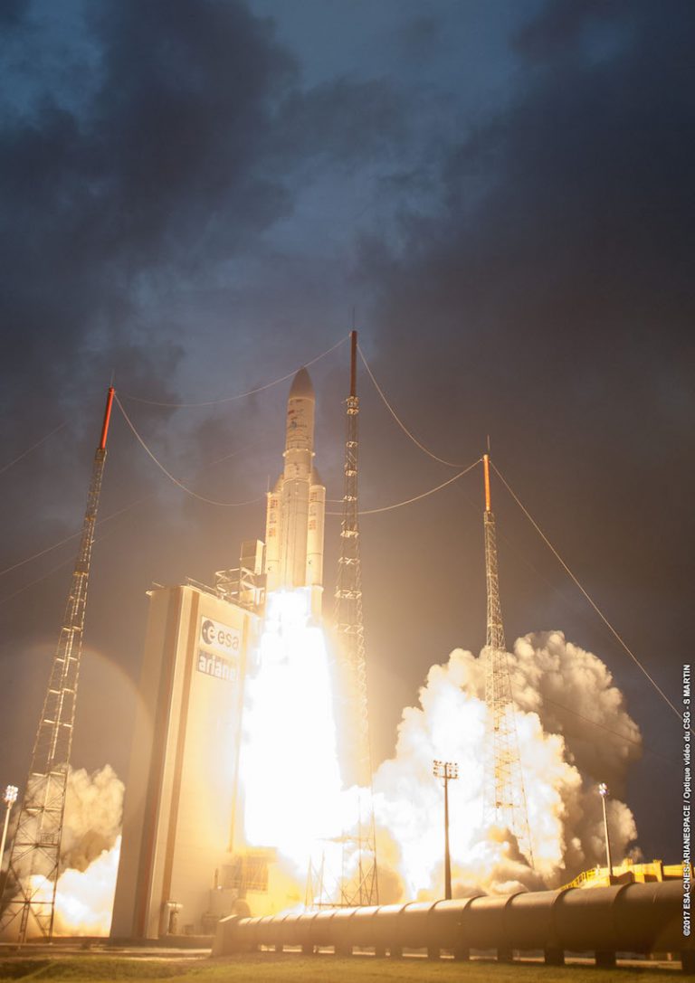 Photos: On-time launch for first Ariane 5 flight of the year ...