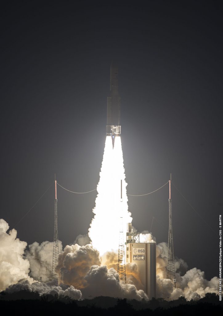 Photos: On-time launch for first Ariane 5 flight of the year ...