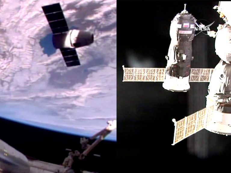 Prototype solar array jettisoned as Dragon capsule prepares for trip ...