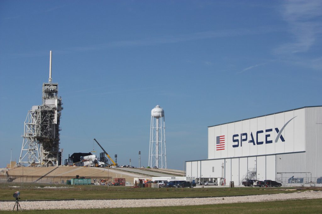 Photos: Falcon 9 rocket on the eve of its first launch from pad 39A ...