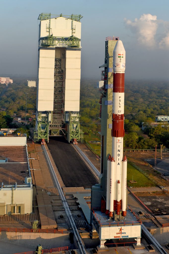 Indian rocket set to place 104 satellites in orbit – Spaceflight Now