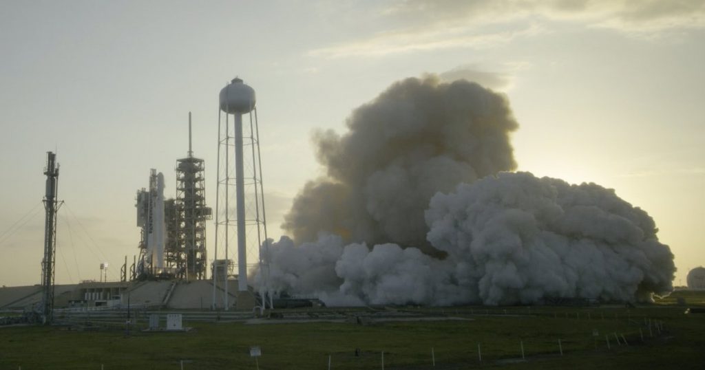 Falcon 9 rocket performs static fire test – Spaceflight Now