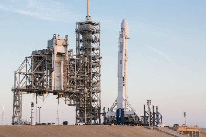 Photos: Previously-flown Falcon 9 booster ready for second launch ...