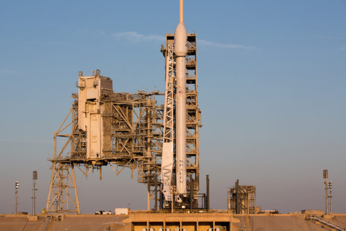 Photos: Previously-flown Falcon 9 booster ready for second launch ...
