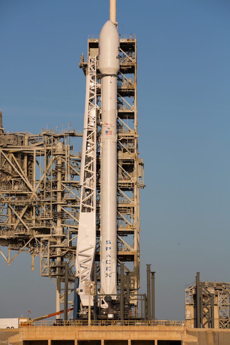 Photos: Previously-flown Falcon 9 booster ready for second launch ...