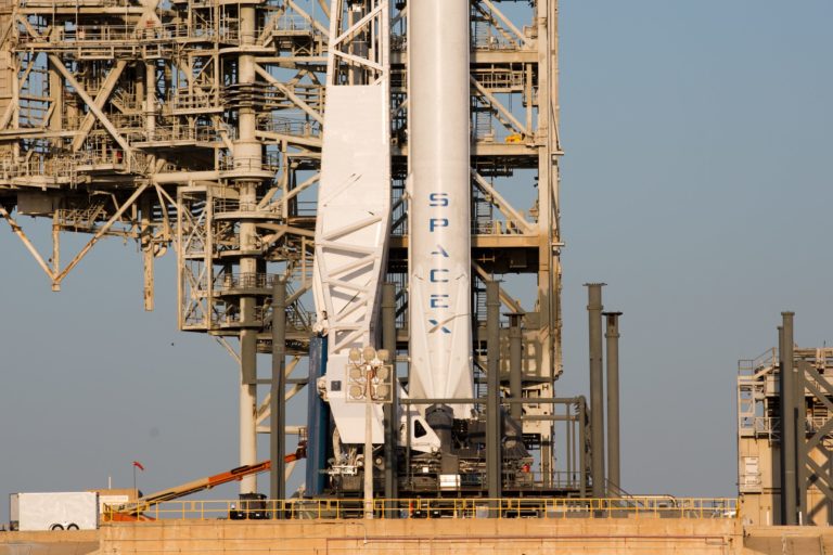 Photos: Previously-flown Falcon 9 booster ready for second launch ...
