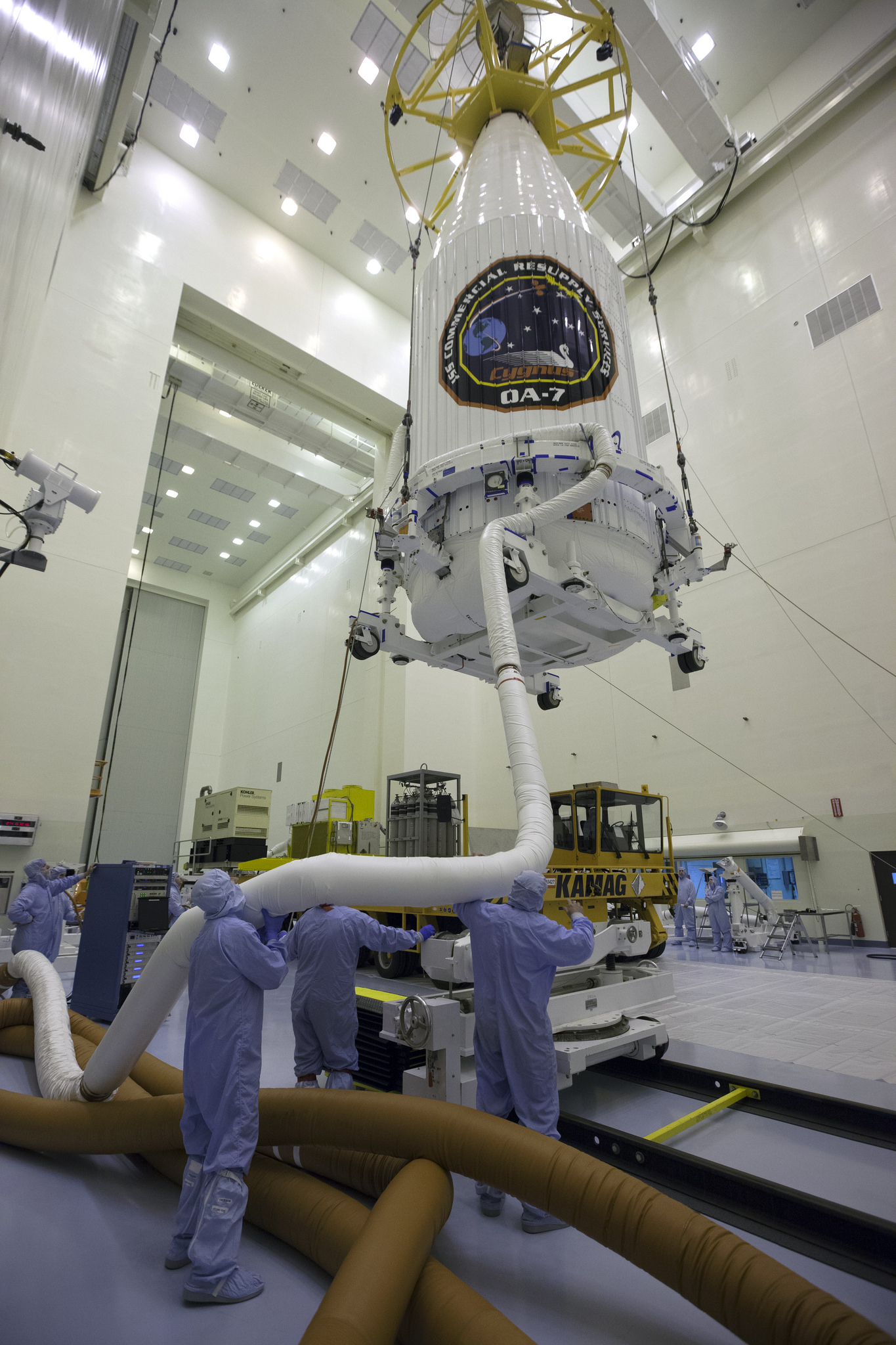 Photos: Cygnus spacecraft readied for launch to International Space ...