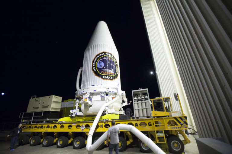 Photos: Cygnus spacecraft readied for launch to International Space ...