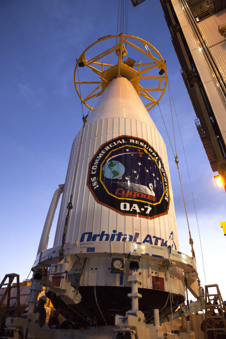 Photos: Cygnus spacecraft readied for launch to International Space ...