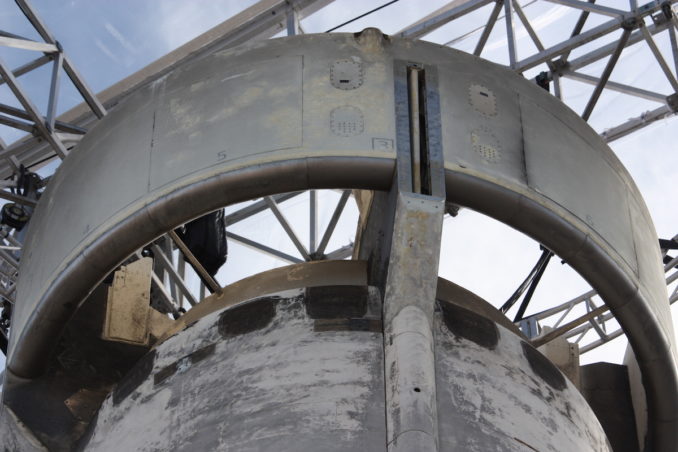 Photos: Blue Origin’s New Shepard booster on display – Spaceflight Now