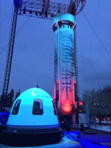 Photos: Blue Origin’s New Shepard booster on display – Spaceflight Now