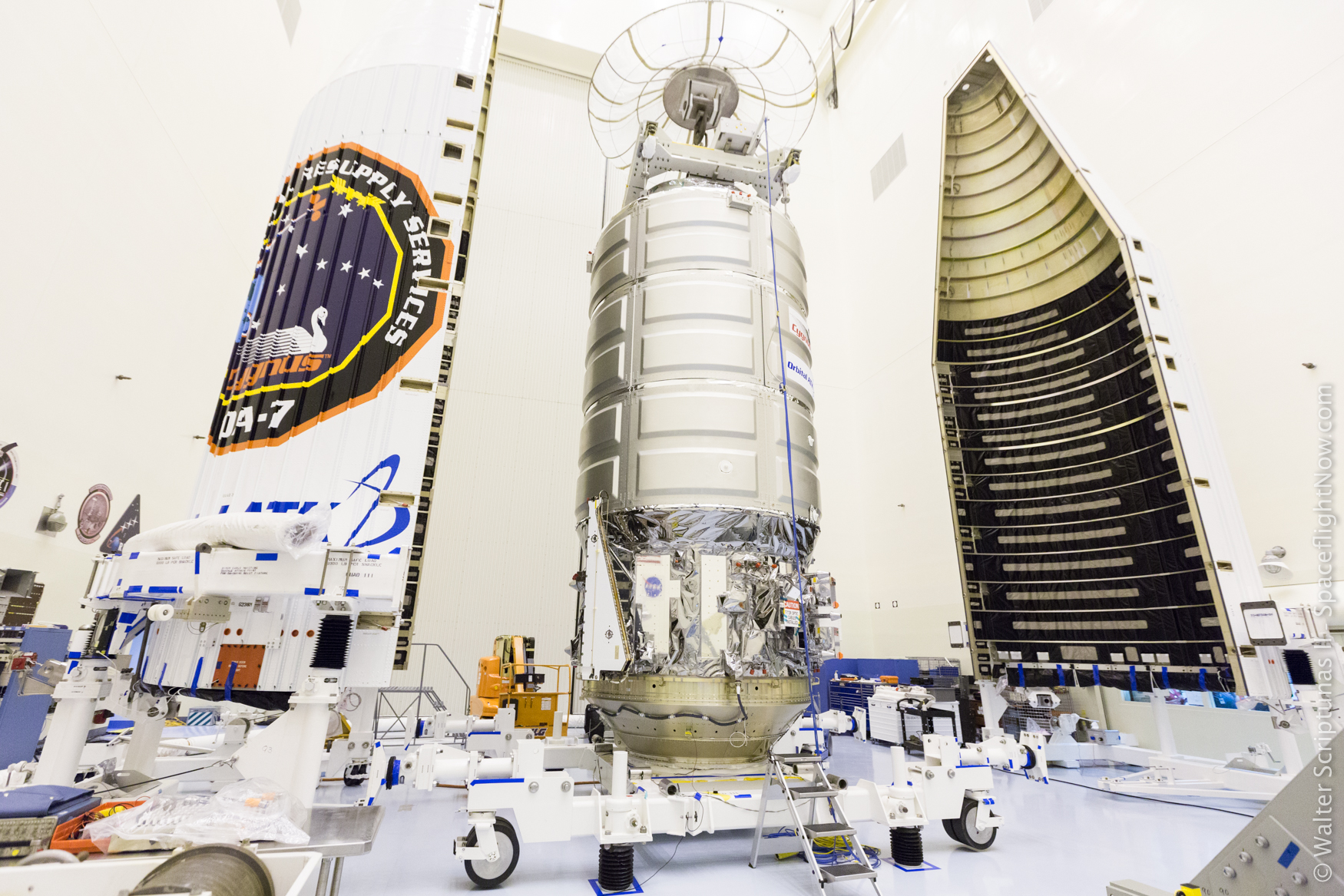 Photos: Cygnus spacecraft readied for launch to International Space ...