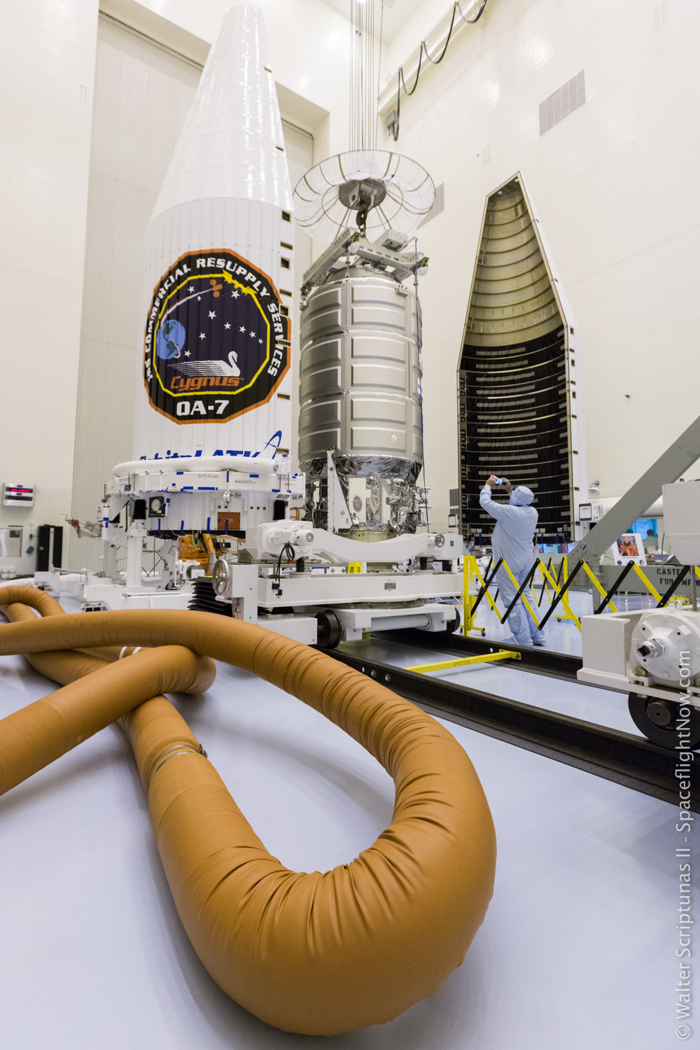 Photos: Cygnus spacecraft readied for launch to International Space ...