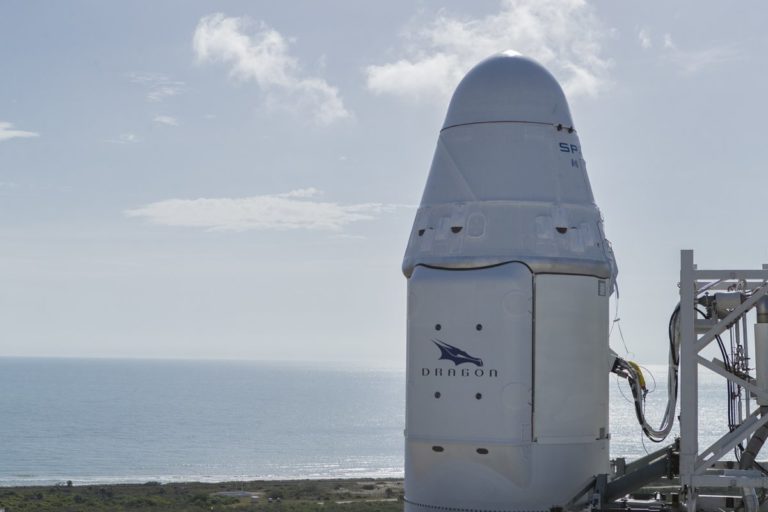 Reused Dragon cargo capsule launched on journey to space station ...