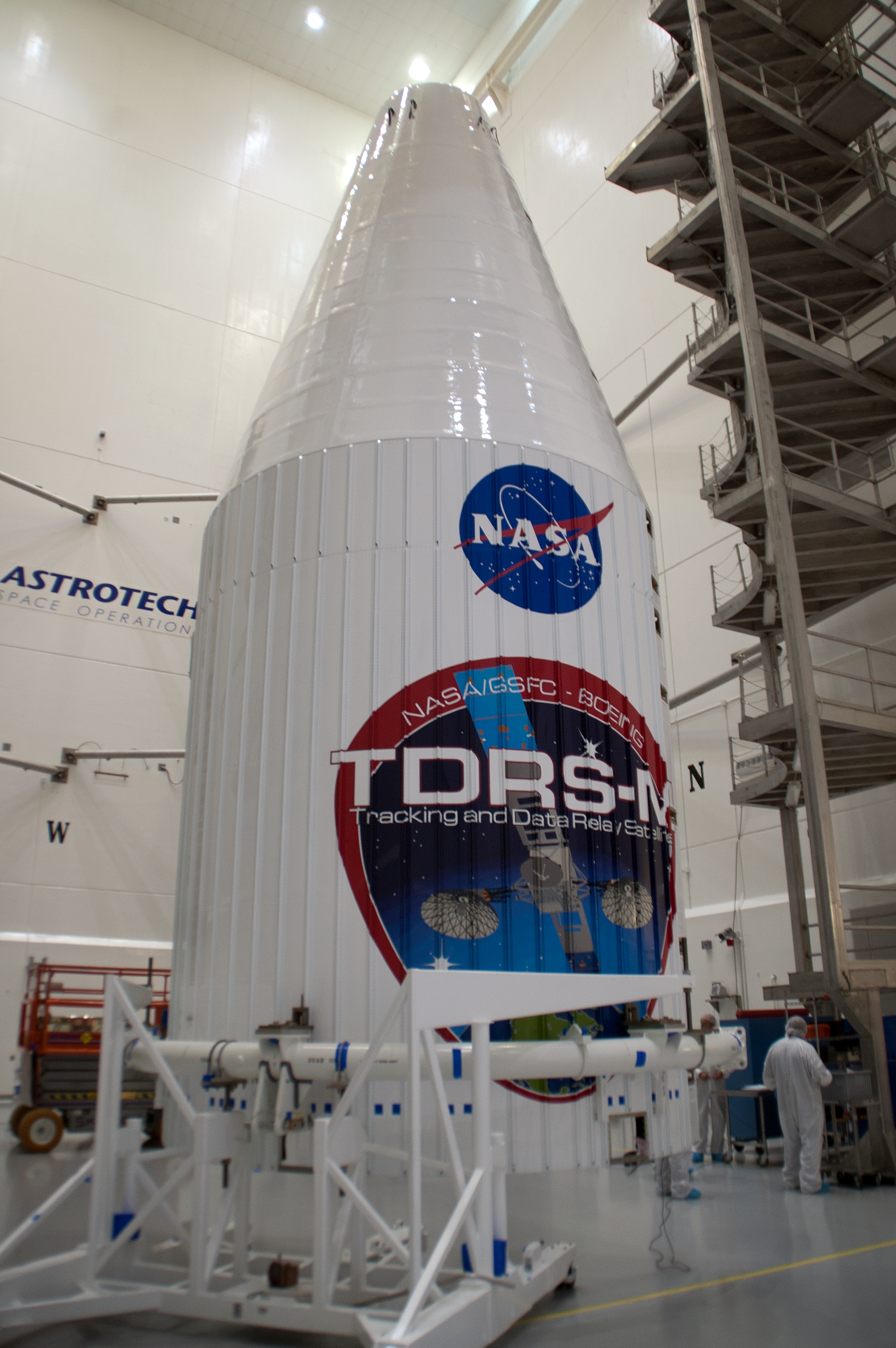 Photos: NASA’s TDRS-M satellite being readied for upcoming launch ...