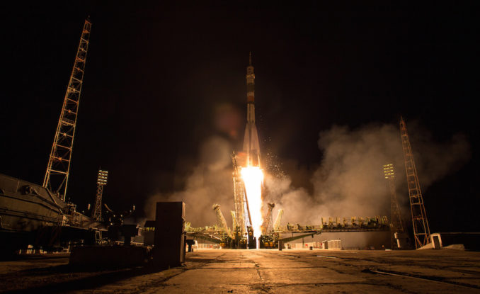 Soyuz rockets into space with three bound for station – Spaceflight Now