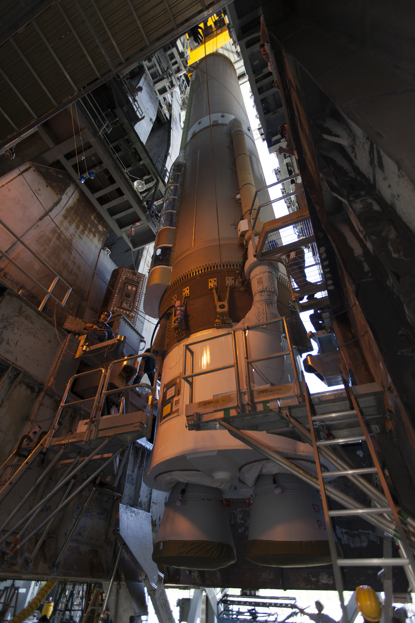 Photos: Atlas 5 rocket assembled to launch data relay satellite for ...