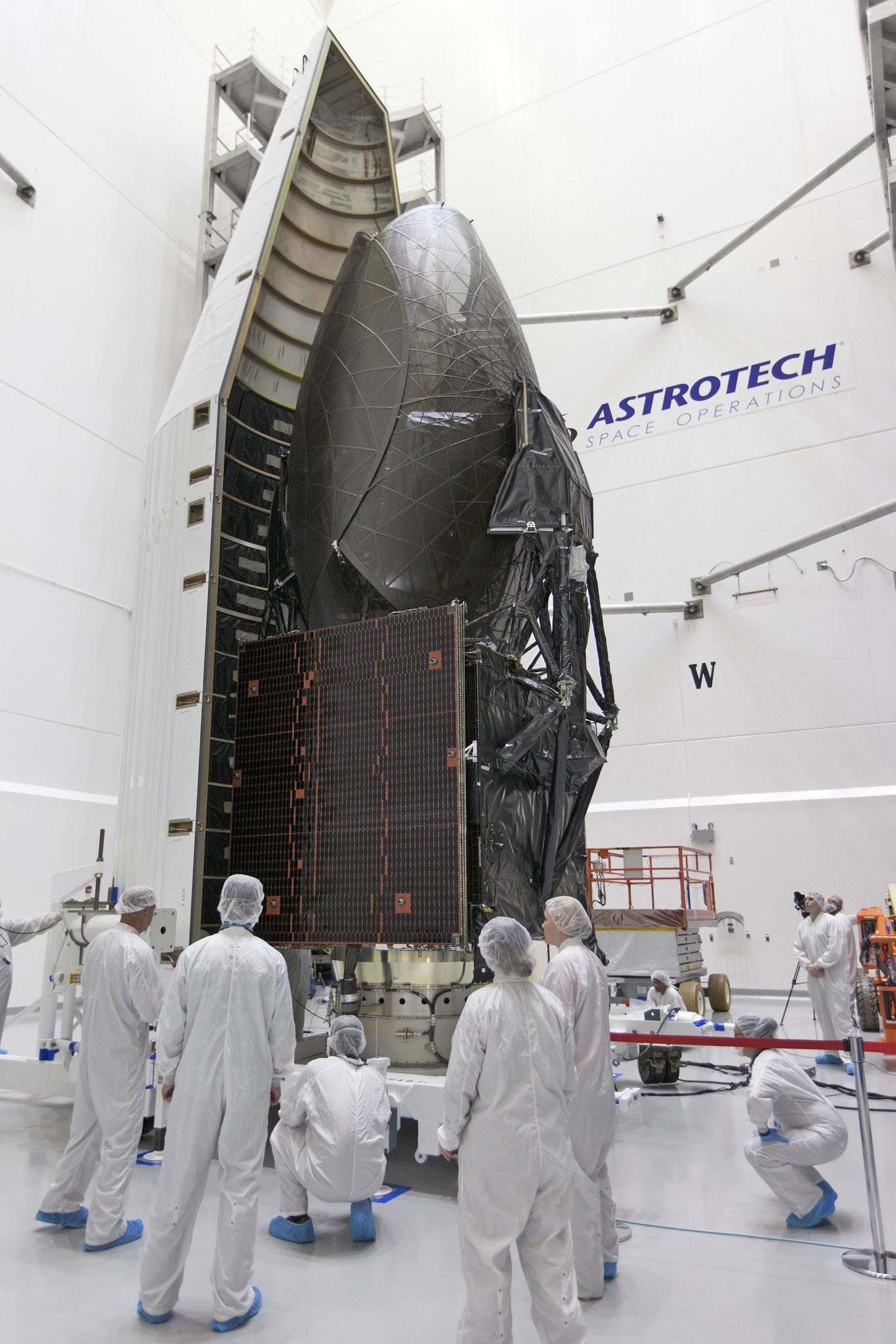 Photos: Atlas 5 rocket assembled to launch data relay satellite for ...