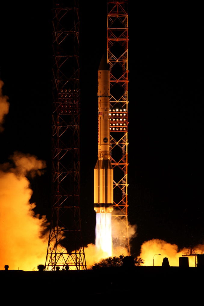 Photos: Proton booster lifts off from Baikonur Cosmodrome – Spaceflight Now