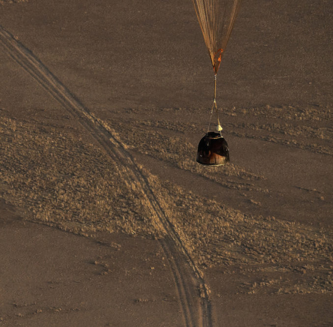 Photos: Soyuz MS-04 capsule lands in Kazakhstan – Spaceflight Now