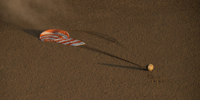 Photos: Soyuz MS-04 capsule lands in Kazakhstan – Spaceflight Now