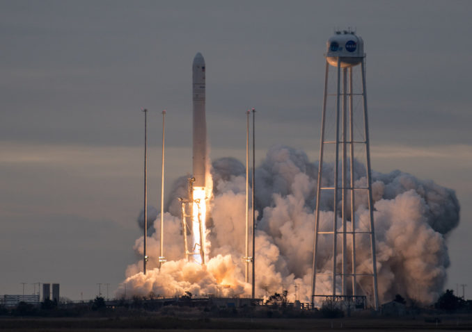 Space station cargo shipment blasts off aboard Antares rocket ...