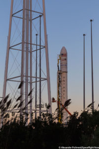 Photos: Antares rocket stands atop Virginia launch pad – Spaceflight Now