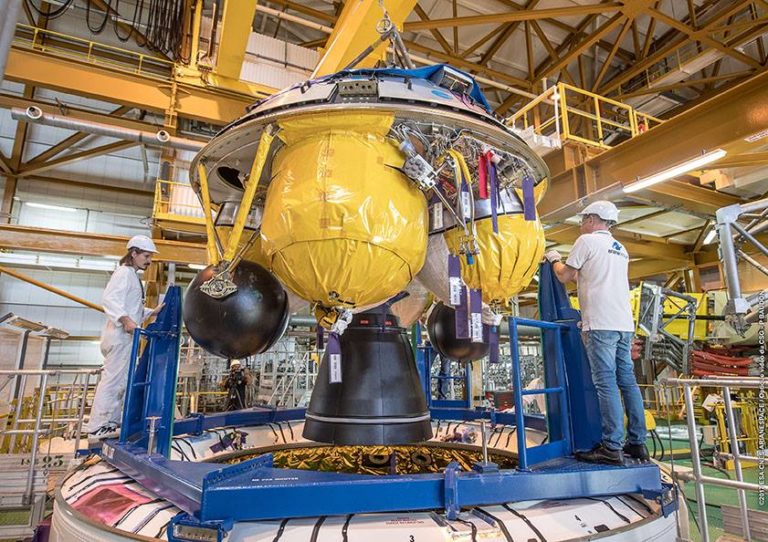 Galileo navigation satellites buttoned up for launch on Ariane 5 rocket ...