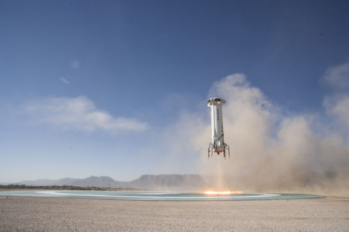 Photos: Upgraded New Shepard booster flies from West Texas ...