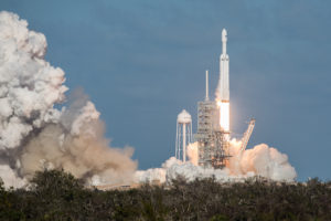 Photos: Press site views of Falcon Heavy’s maiden launch – Spaceflight Now