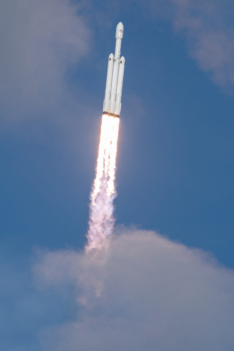 Photos: Press site views of Falcon Heavy’s maiden launch – Spaceflight Now