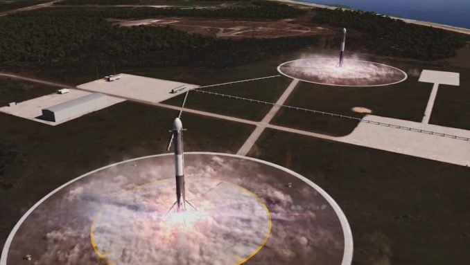 Launch timeline for Falcon Heavy’s maiden flight – Spaceflight Now