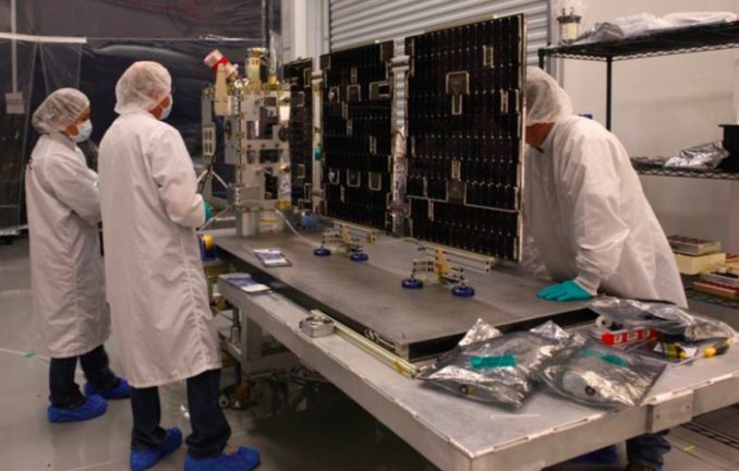 Multi-satellite payload hoisted into high-altitude orbit by Atlas 5 ...