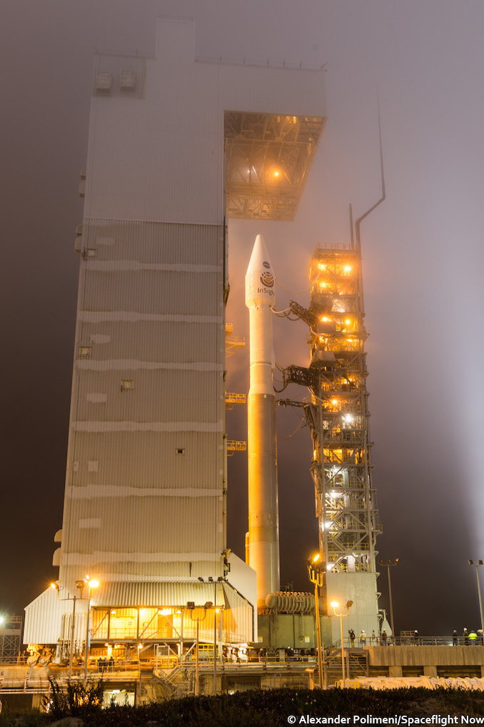 Photos: Mobile gantry retracted for launch of Atlas 5 rocket at ...