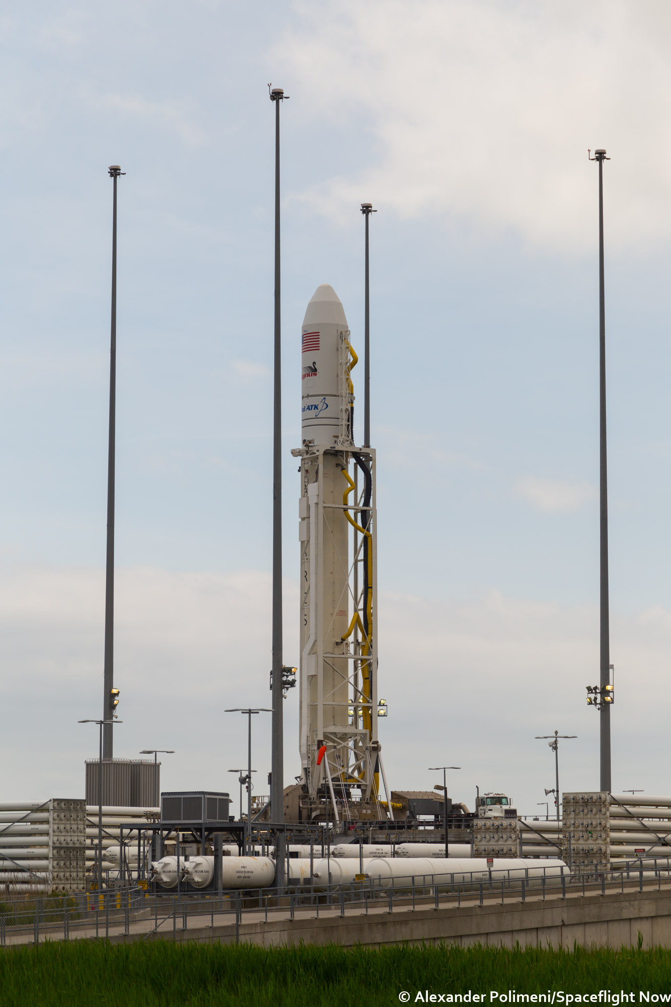 Photos: Antares rocket poised for liftoff from Virginia’s Eastern Shore ...