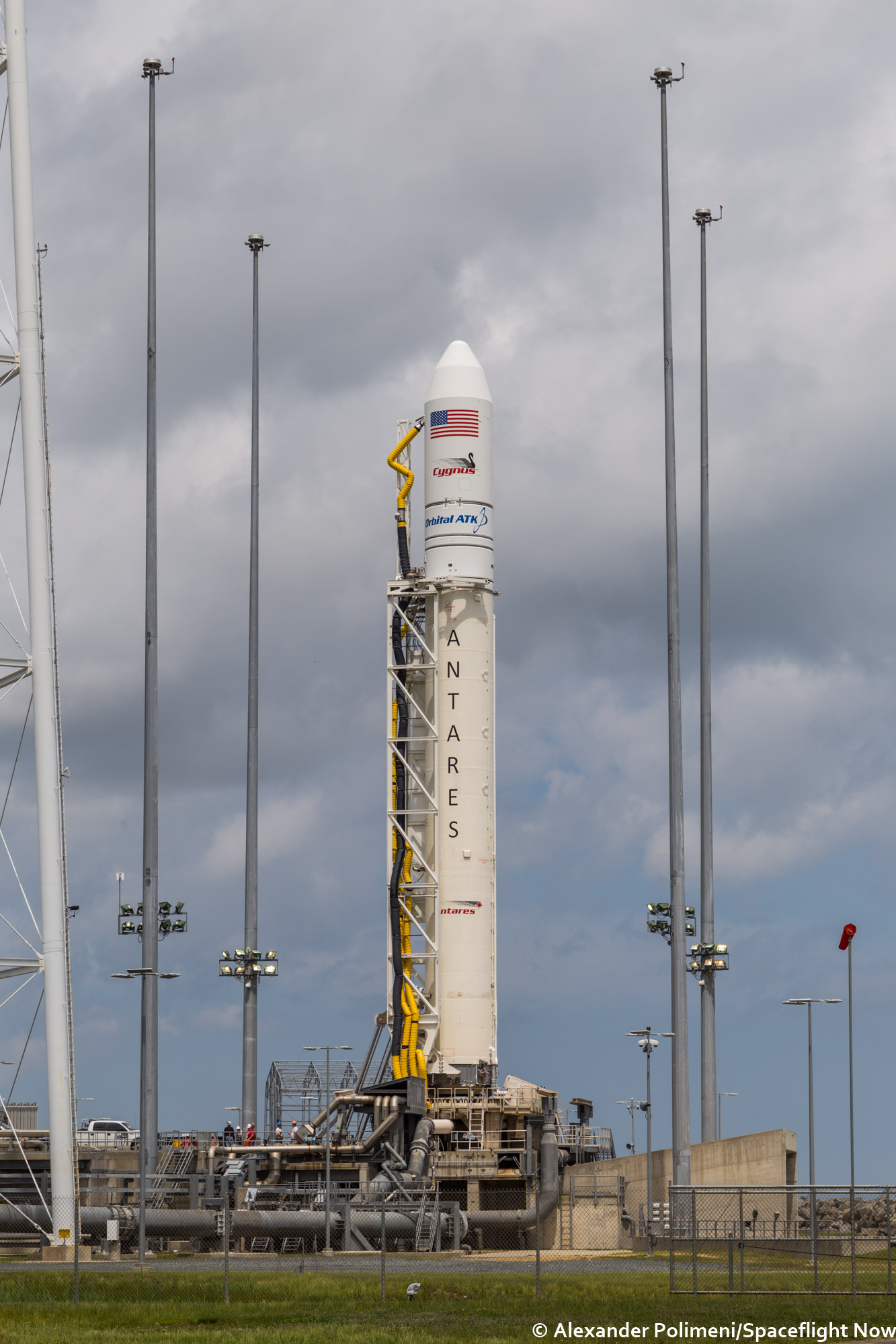Photos: Antares rocket poised for liftoff from Virginia’s Eastern Shore ...