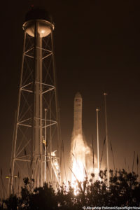Photos: Antares rocket’s predawn launch from Wallops Island ...