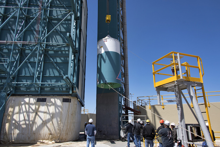 Photos: Final Delta 2 rocket assembled for launch in California ...