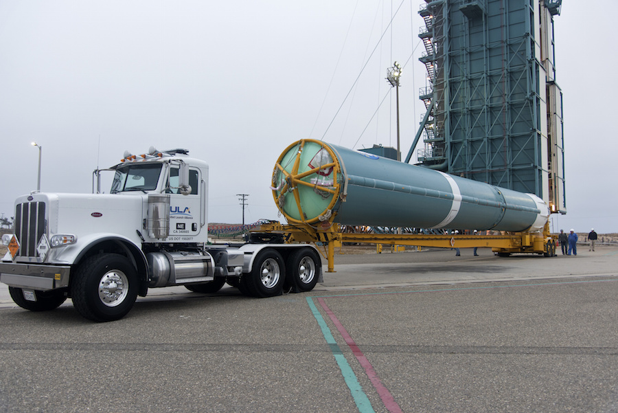 Photos: Final Delta 2 rocket assembled for launch in California ...